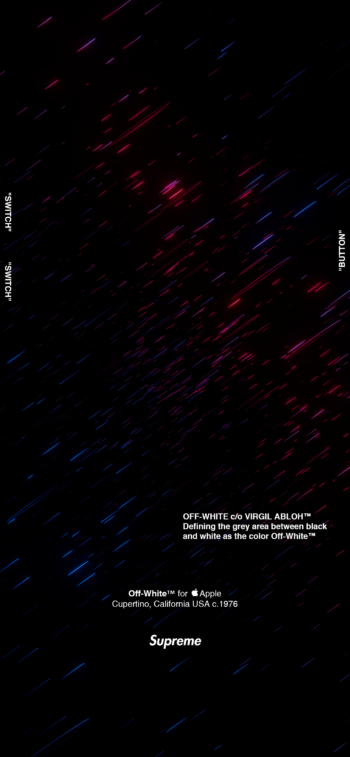 Off-White - Supreme | HomeScreen - Wallpapers Central