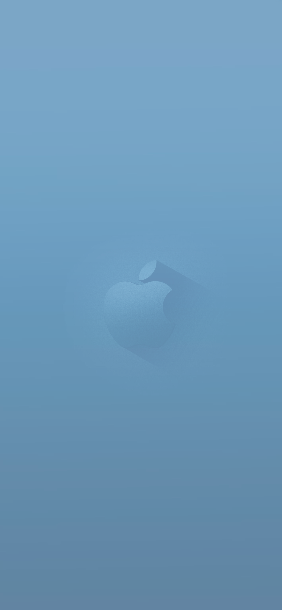 Apple Logo - Sierra Blue - Wallpapers Central