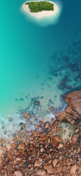 An island inside an island - The world first wallpaper made for iPhone ...