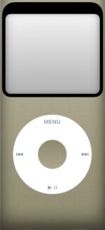 New iPod - Gold - Wallpapers Central