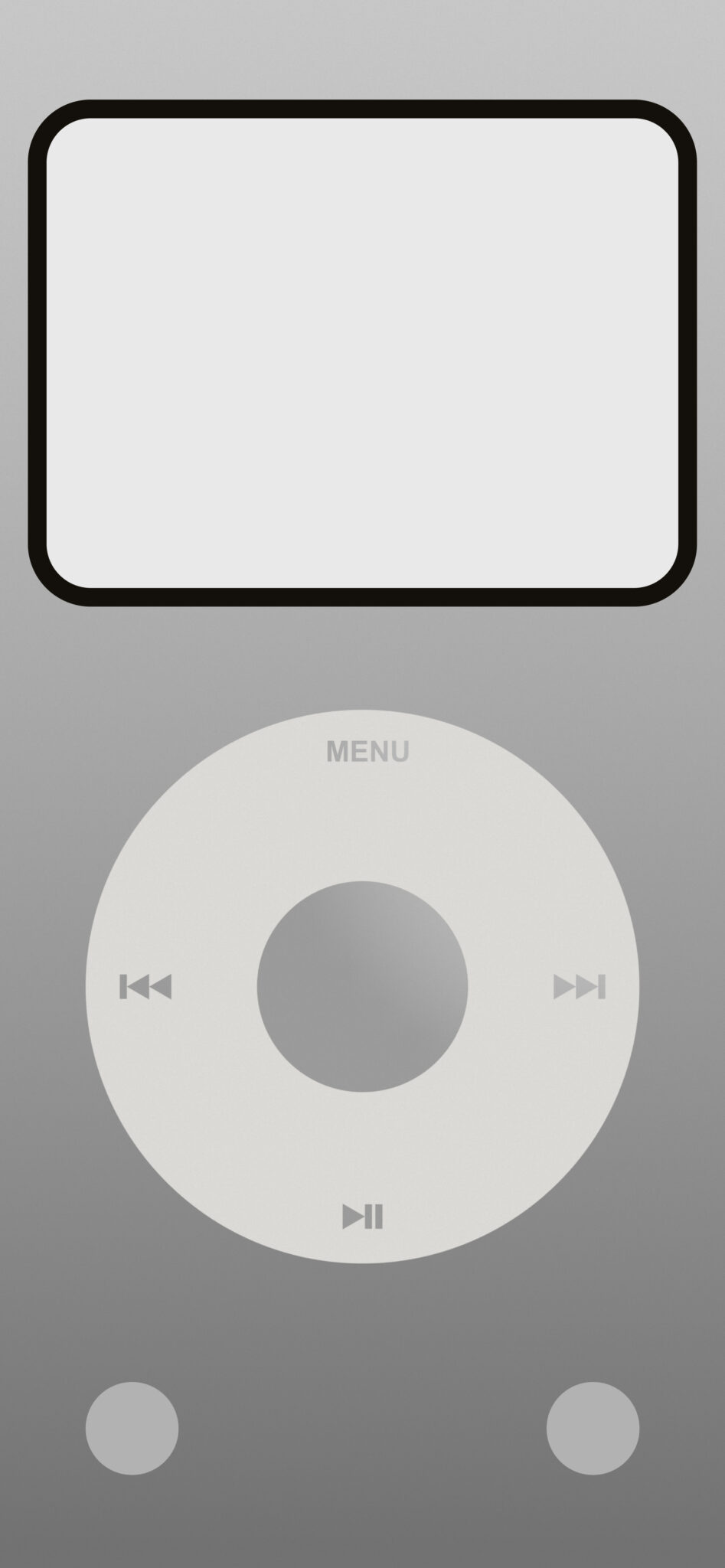 iPod Light Gray - Wallpapers Central