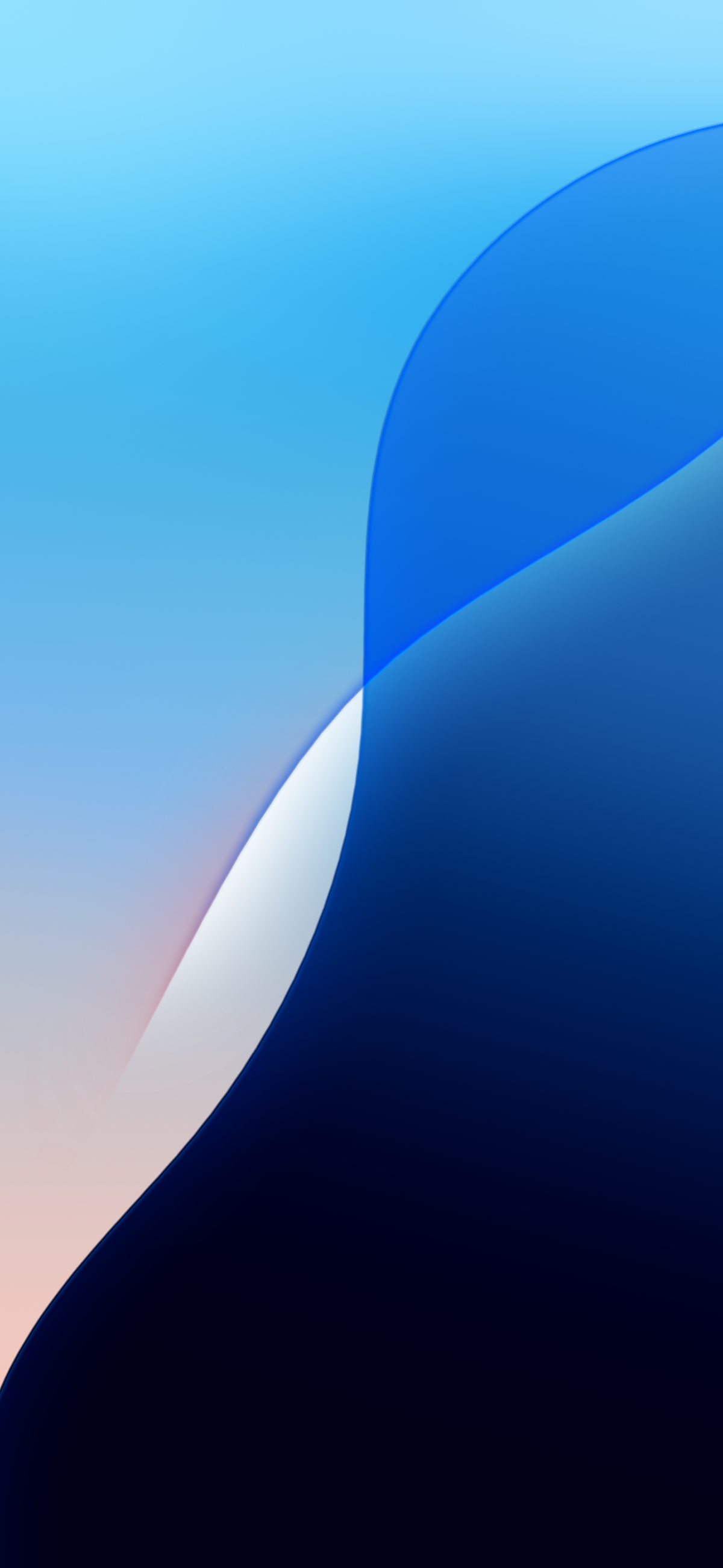 iOS 18 Wallpaper | Azure (Light) - Wallpapers Central
