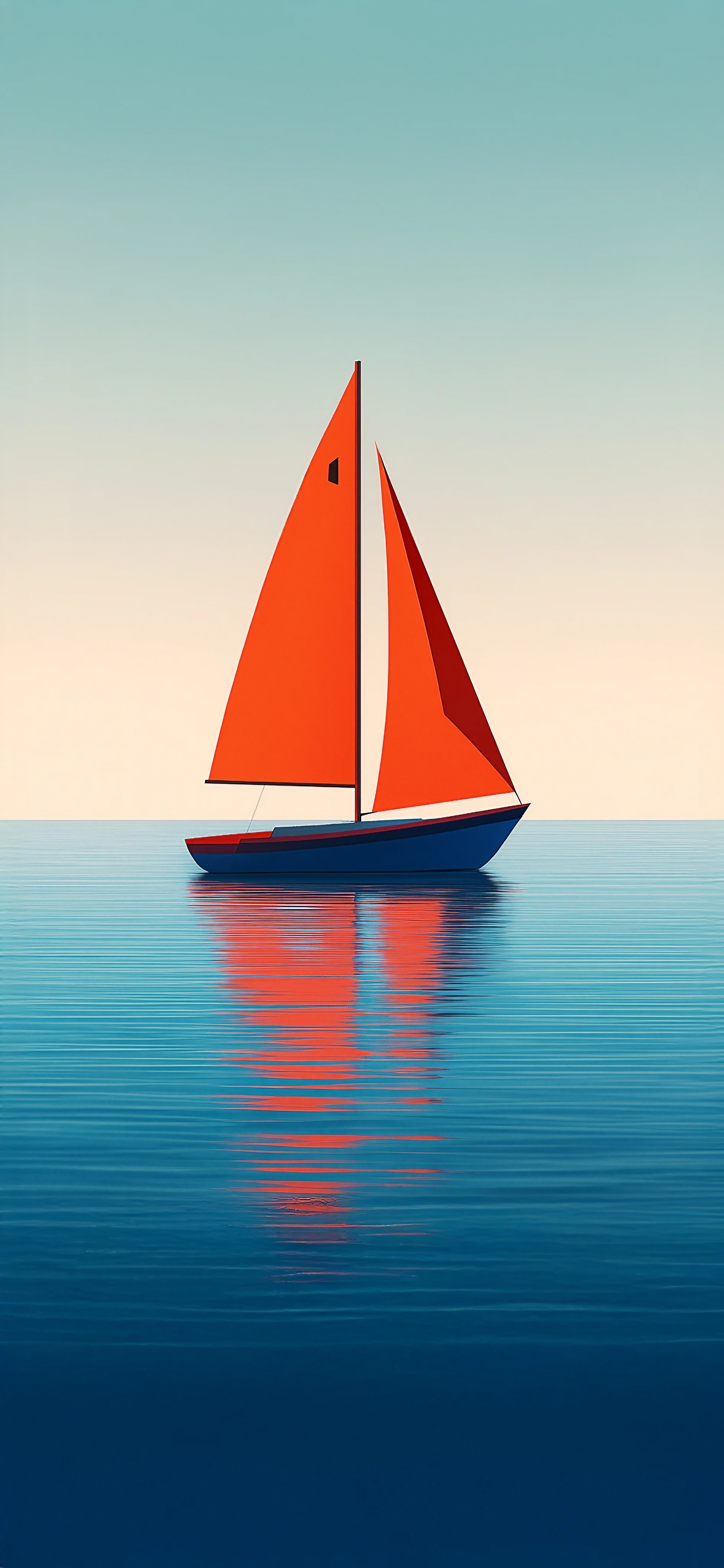 Red Sail | Depth Effect - Wallpapers Central