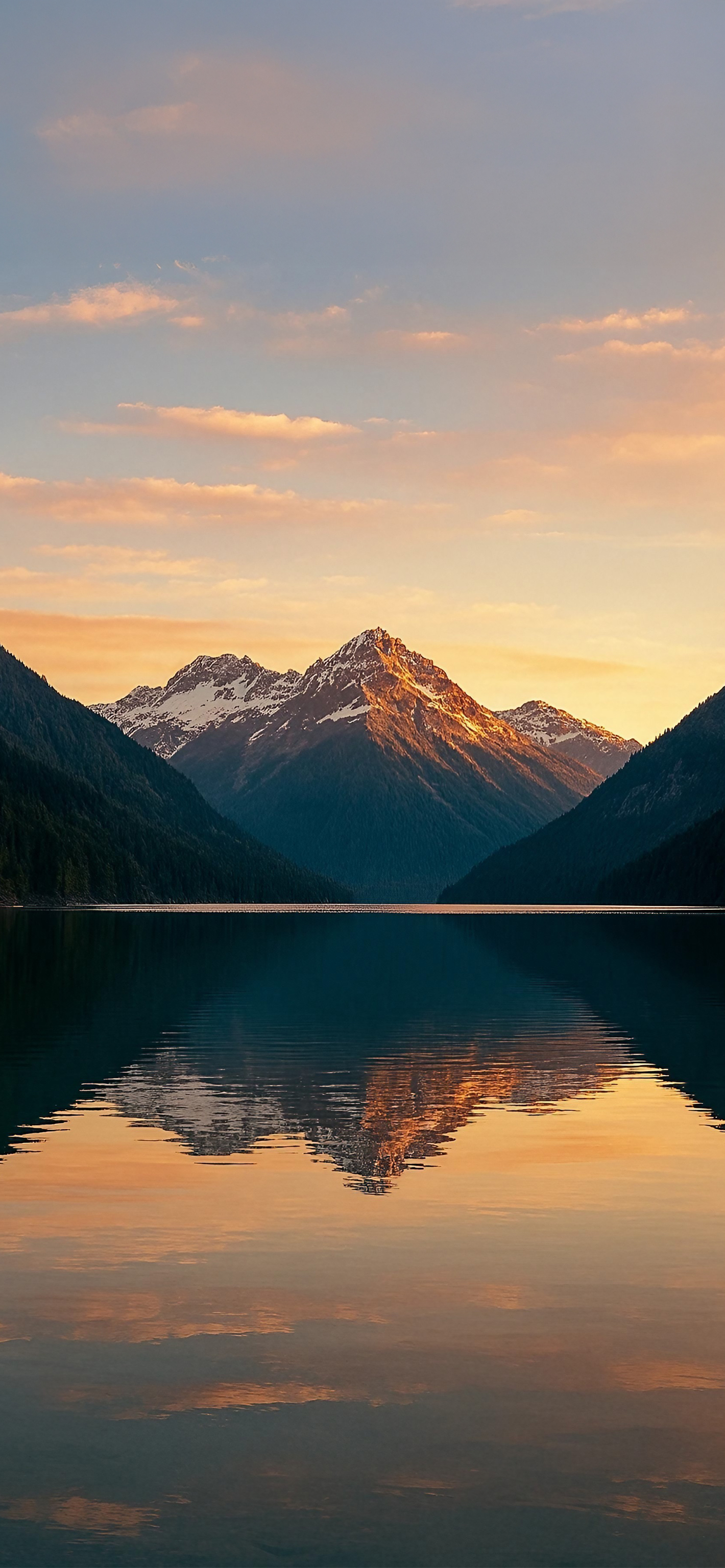 Golden Mirror | Depth Effect - Wallpapers Central