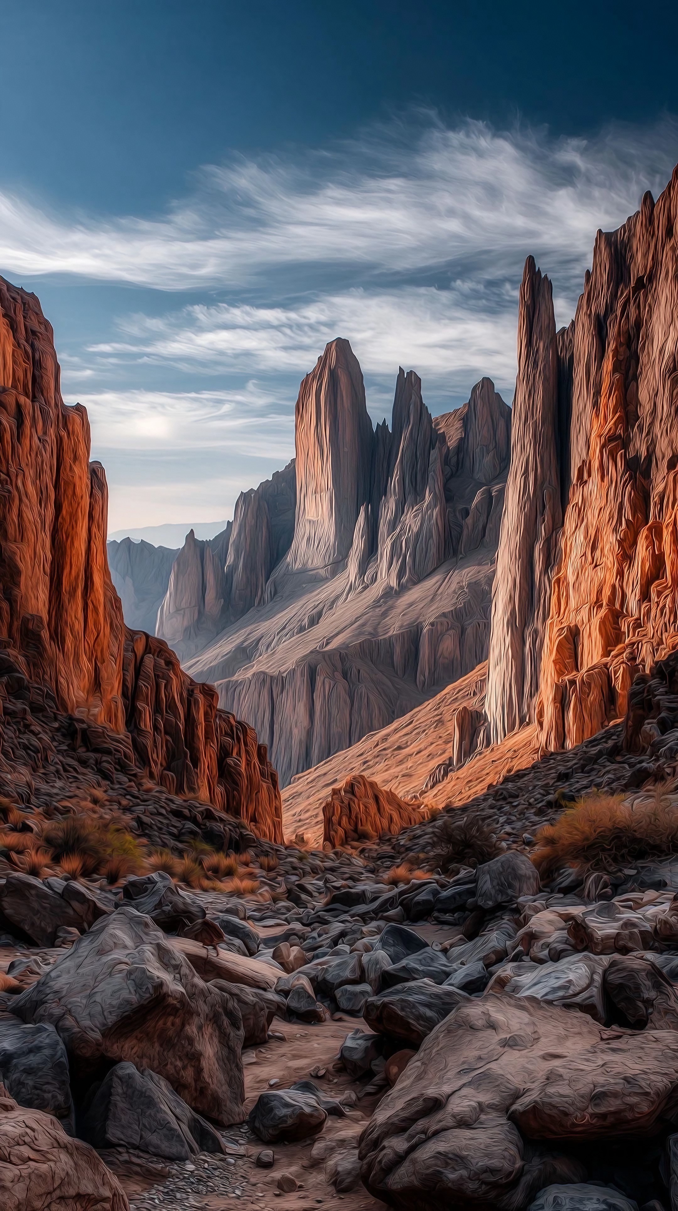 Desert Mountain | Depth Effect - Wallpapers Central