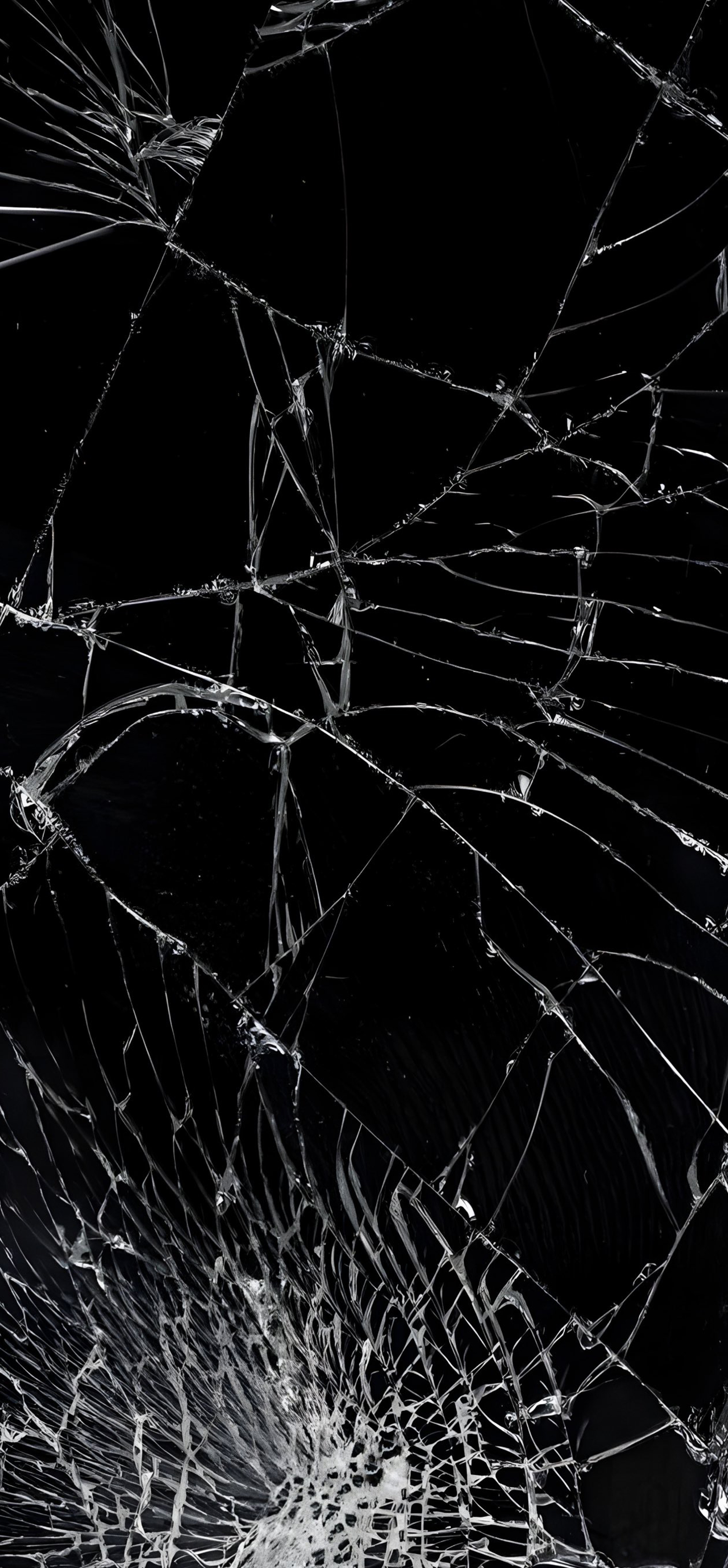 Fake Cracked Screen - Wallpapers Central