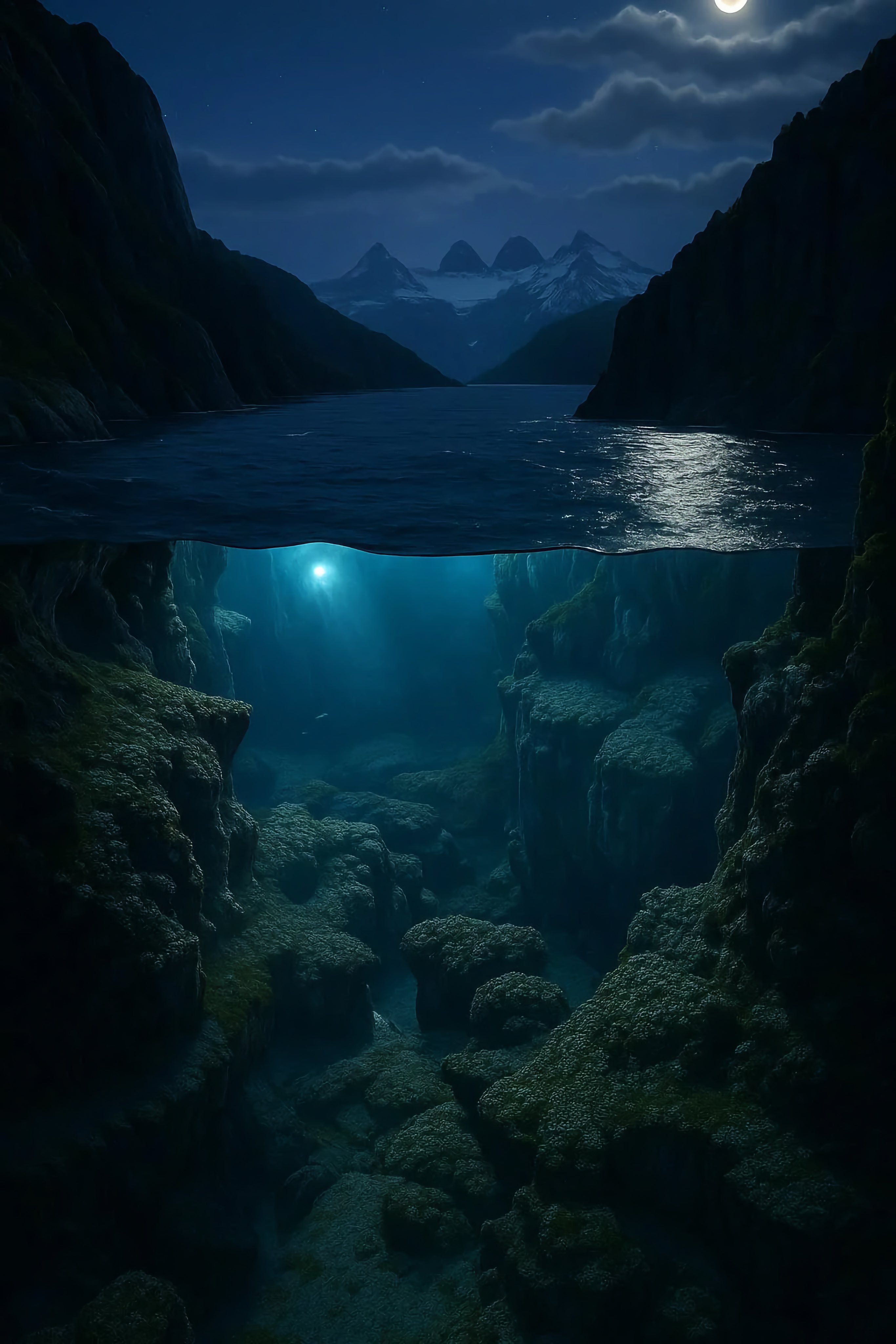 Into the Deep (Dark) | Depth Effect + Spatial Scene (3D) - Wallpapers ...