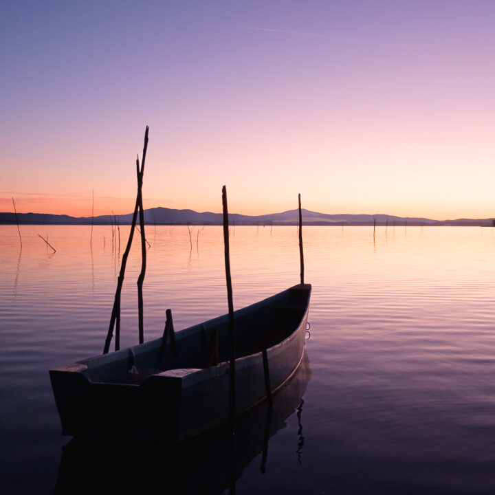 Winter Lake Sunset - Wallpapers Central