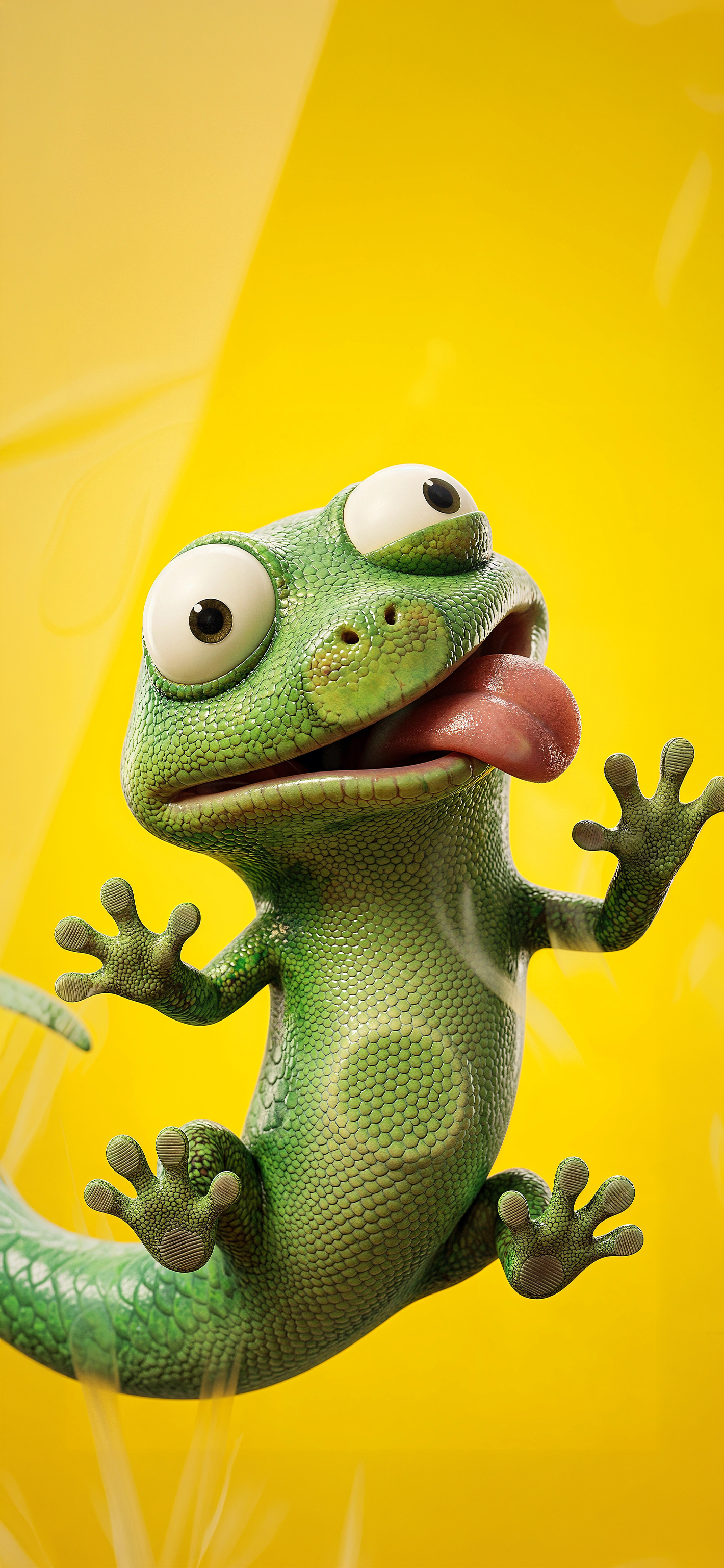 Splatted Gecko | Depth Effect + 3D Spatial Scene - Wallpapers Central