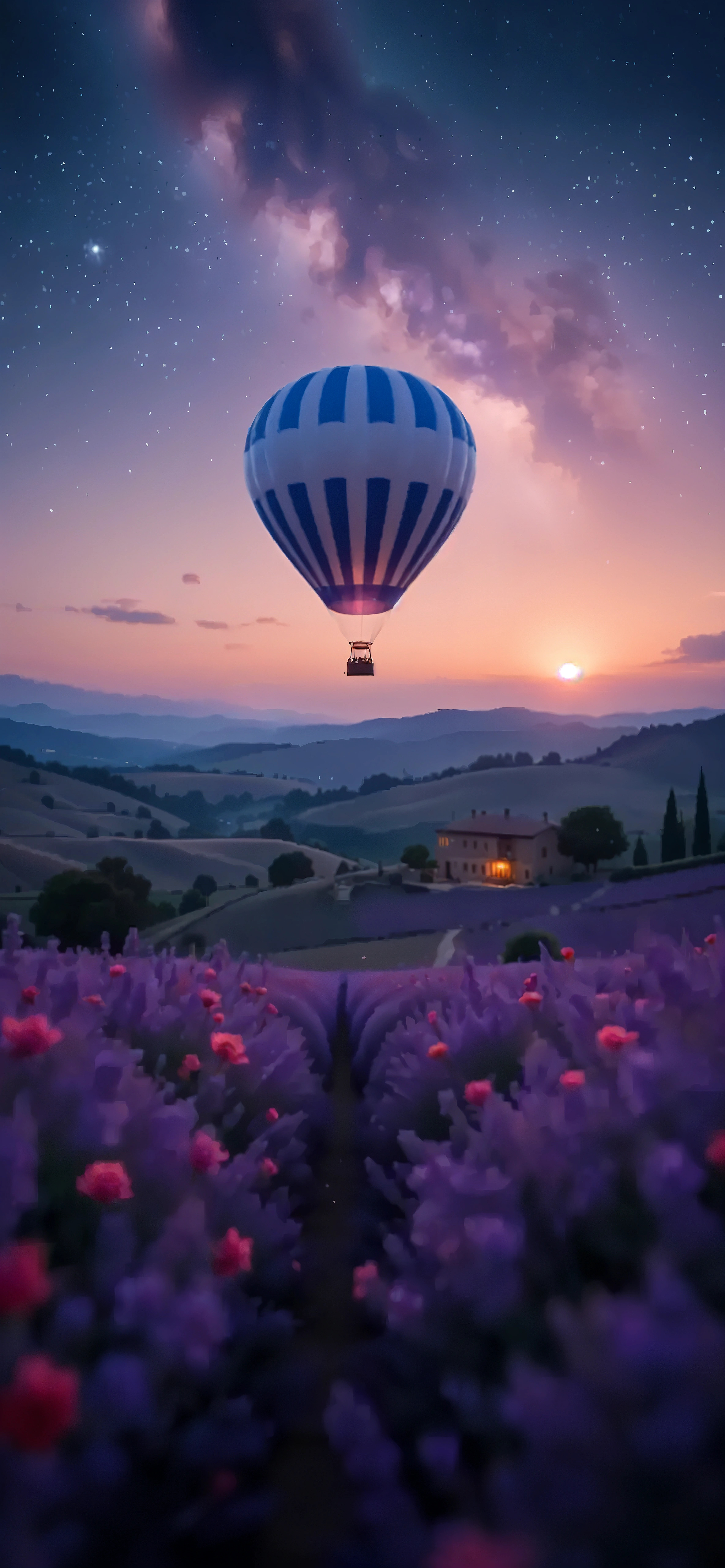 Twilight Balloon | Depth Effect - Wallpapers Central
