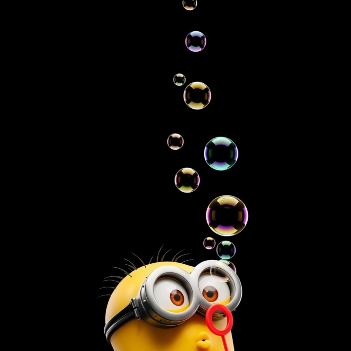 Minion Blowing Bubbles | Depth Effect + 3D Spatial Scene - Wallpapers ...